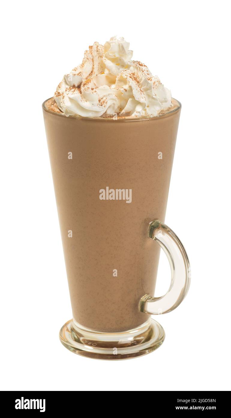coffee frappe isolated on white background Stock Photo - Alamy