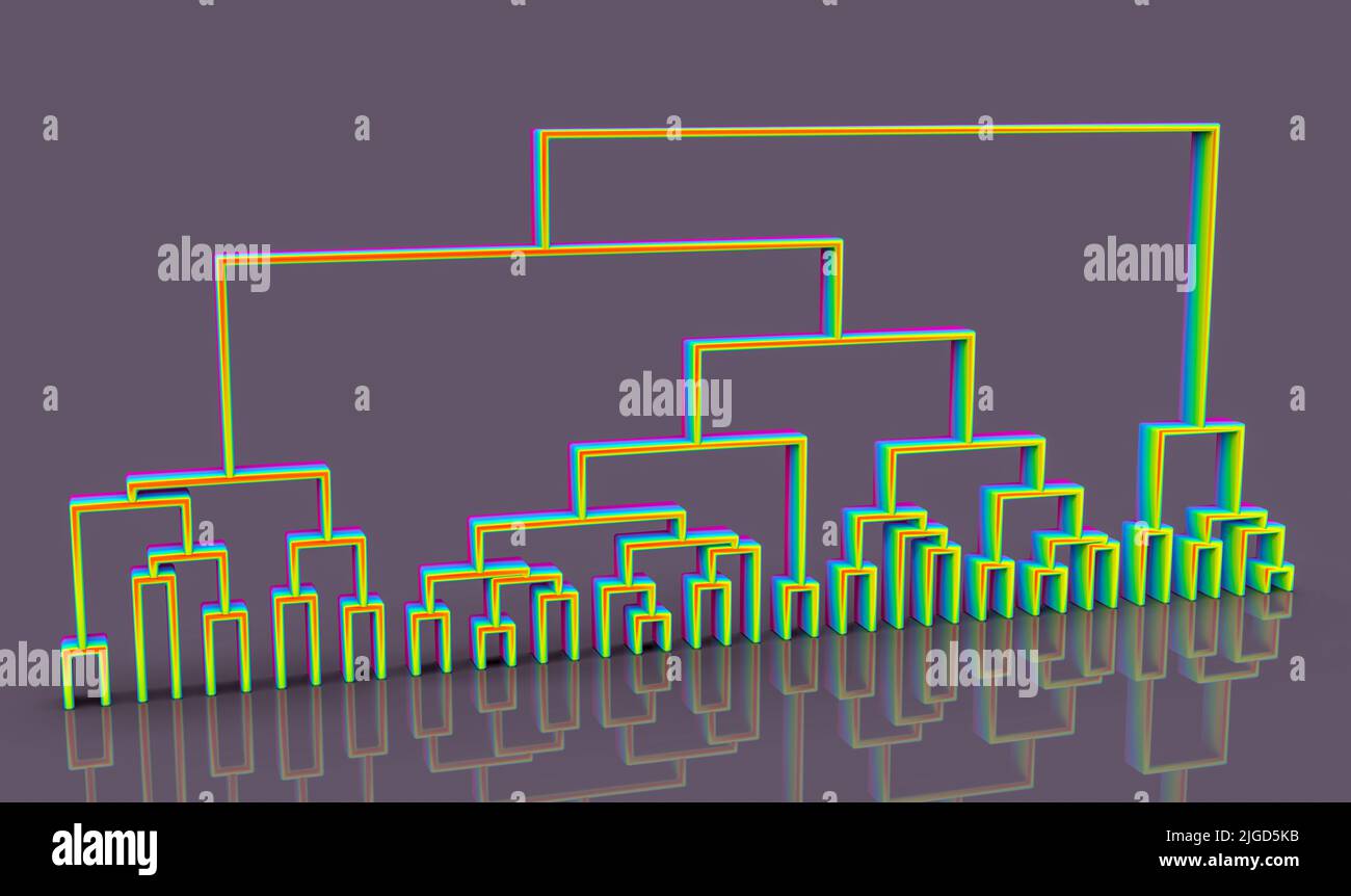 Phylogenetic tree illustration hi-res stock photography and images - Alamy