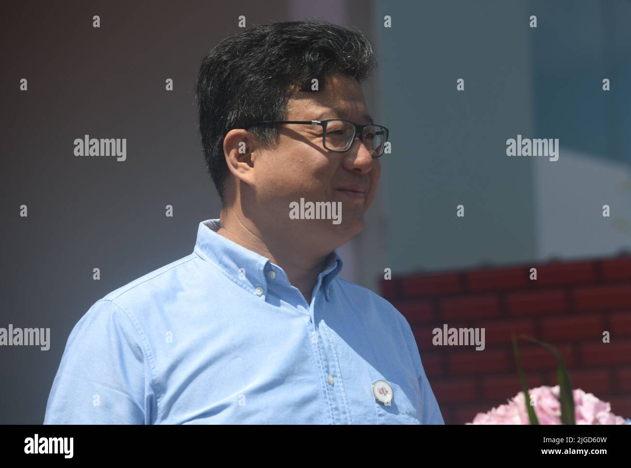 HANGZHOU, CHINA - JULY 9, 2022 - Ding Lei, founder of NetEase inc ...