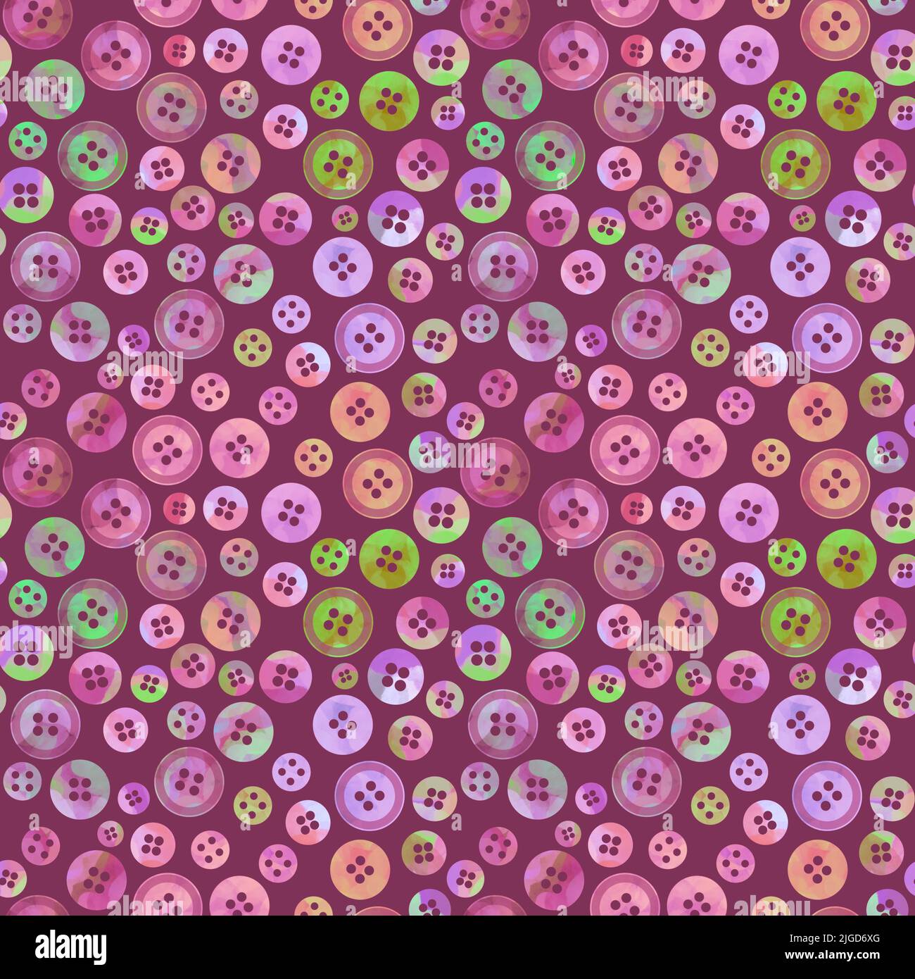 Hobbies seamless plastic buttons pattern for fabrics and wrapping paper ...