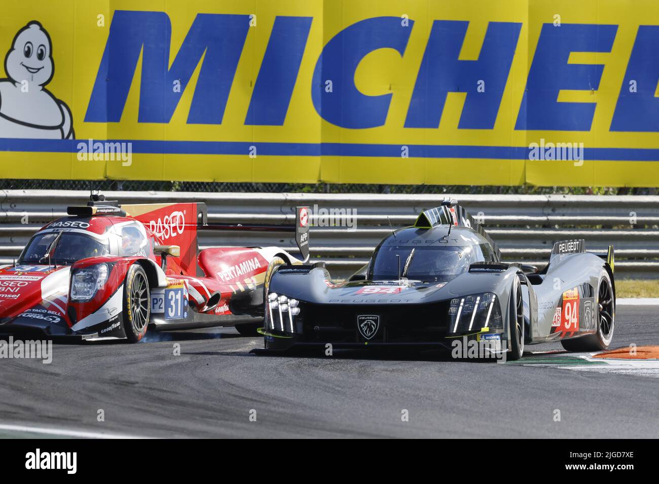 94 DUVAL Loic (fra),MENEZES Gustavo (bra),ROSSITER James (gbr), Peugeot ...