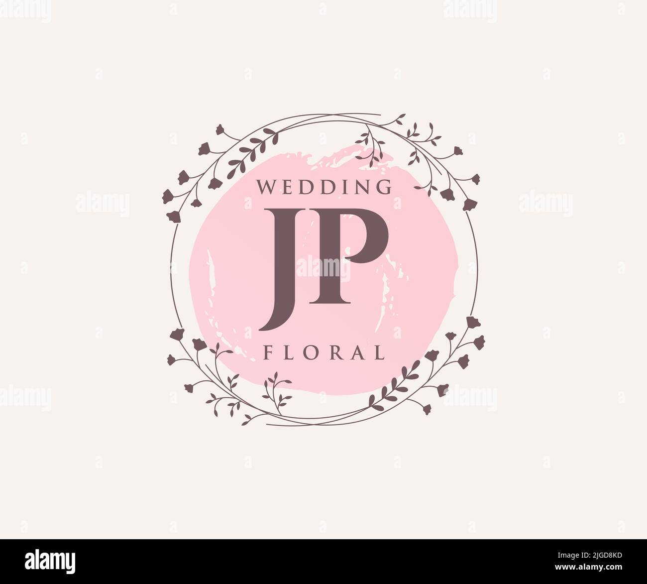 Jp monogram hi-res stock photography and images - Alamy