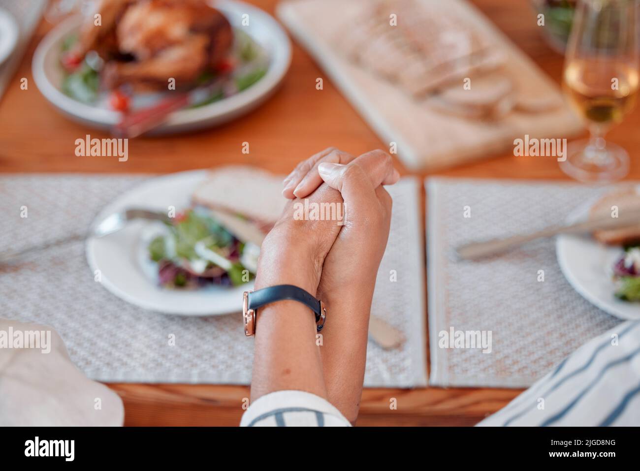 Well always have each other. two unrecognizable people holding hands at ...