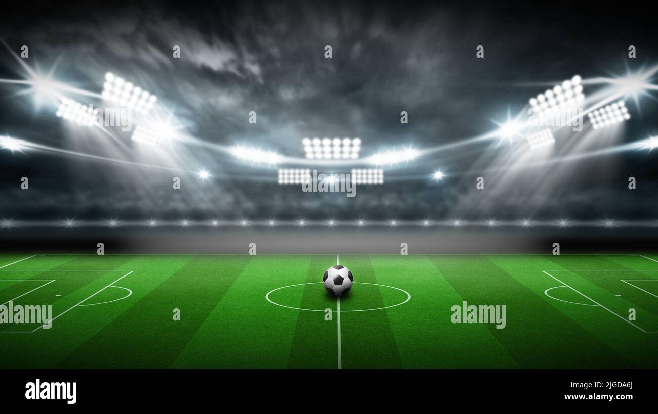 Soccer Field Stadium Wallpaper