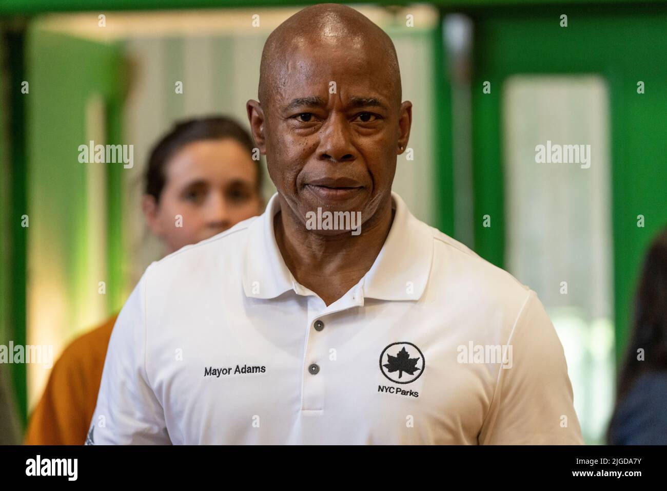 New York, NY - July 9, 2022: Mayor Eric Adams announces the expansion ...