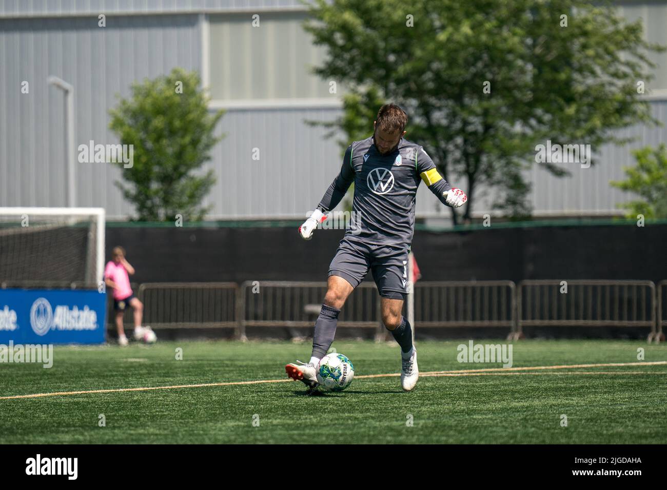 Edmonton, Alberta, Canada. 9th July, 2022. CALLUM IRVING (1) of Pacific ...