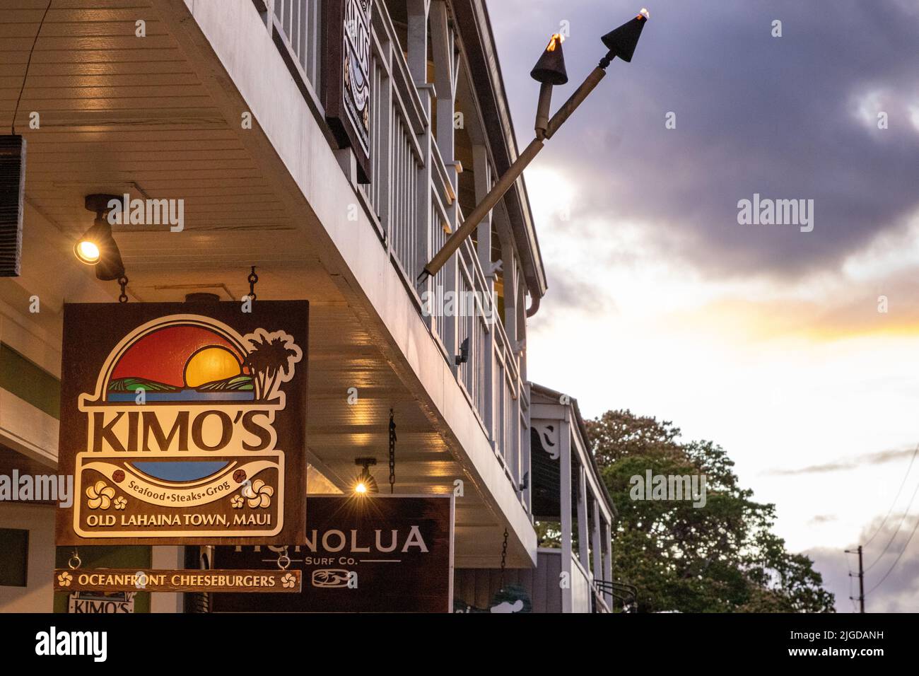 Kimo's Maui has been serving customers on Lahaina's Front Street since ...