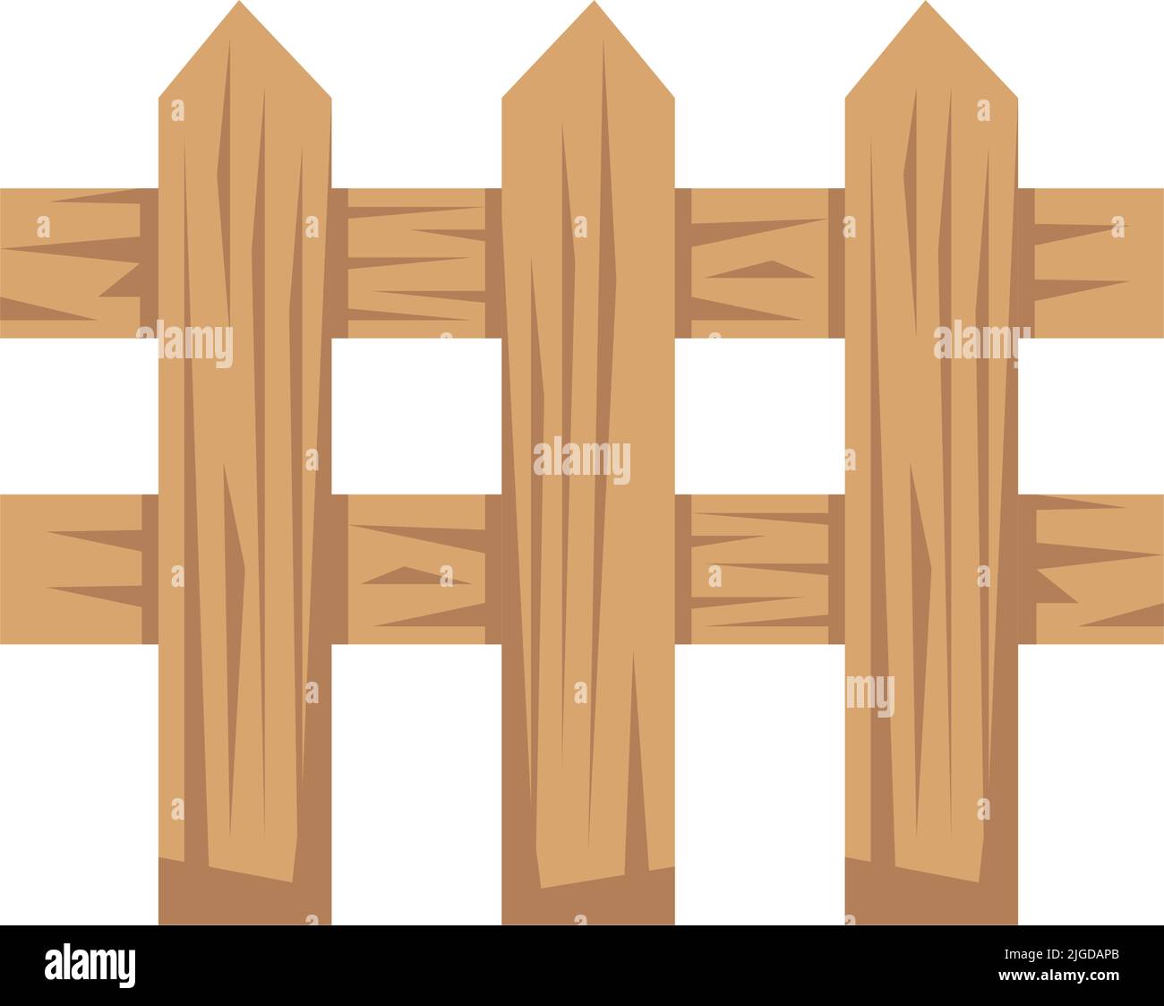 wooden fence farm Stock Vector Image & Art - Alamy