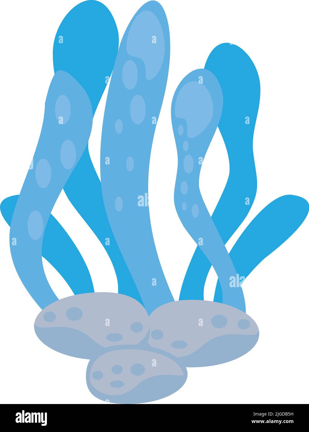 blue seaweed and stones Stock Vector Image & Art - Alamy
