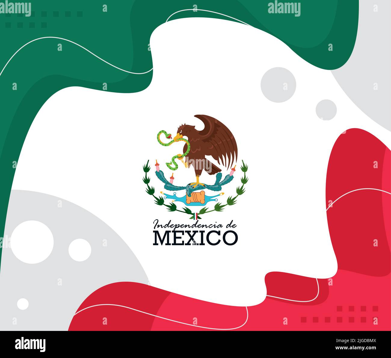 Independencia de mexico vector hi-res stock photography and images - Alamy