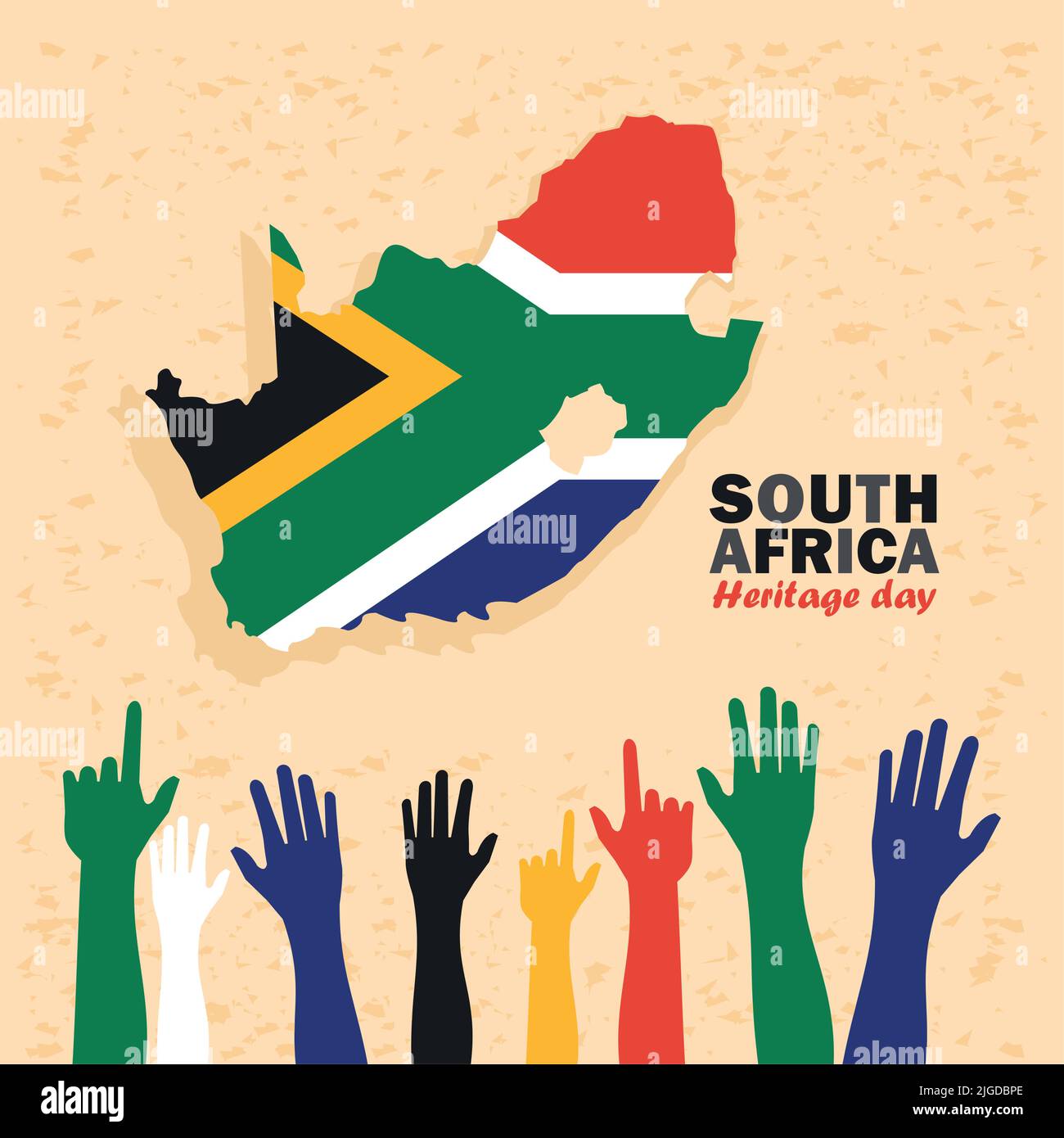 heritage day lettering postcard Stock Vector Image & Art - Alamy