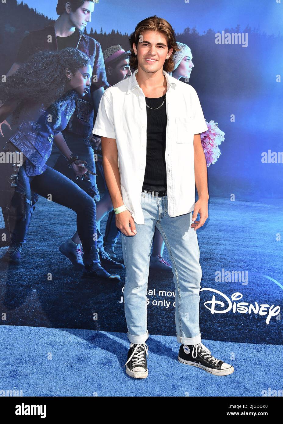 Santa Monica, USA. 09th July, 2022. Skyler Guthrie walking on the red ...