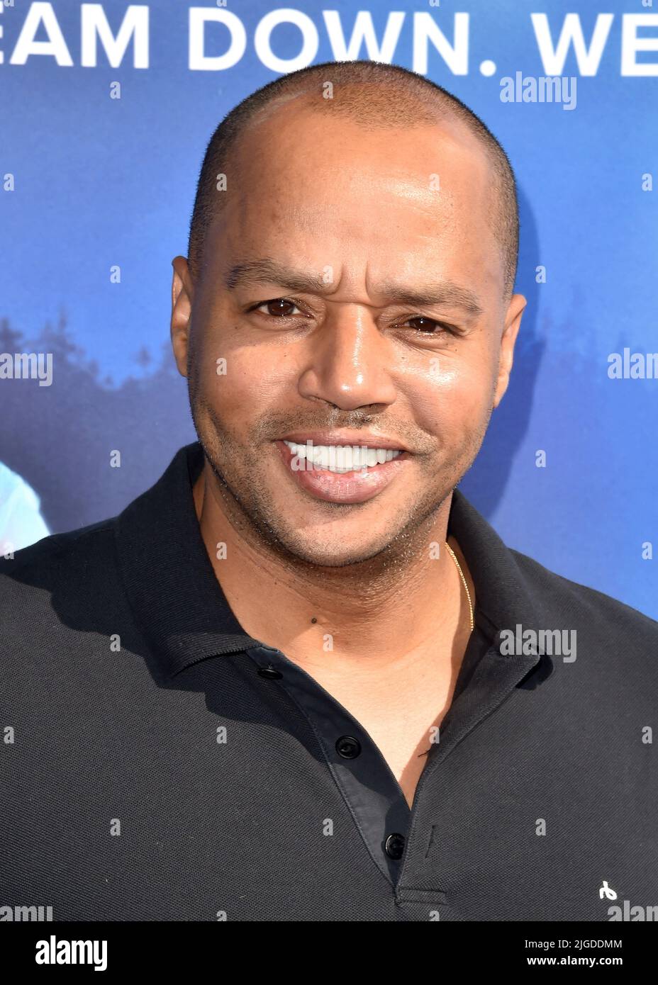 Santa Monica, USA. 09th July, 2022. Donald Faison walking on the red ...