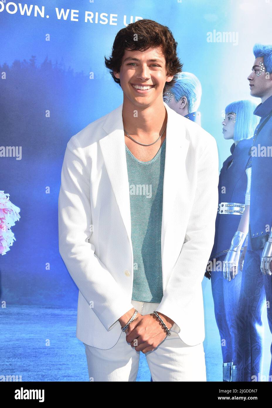 Santa Monica, USA. 09th July, 2022. Matt Cornett walking on the red ...