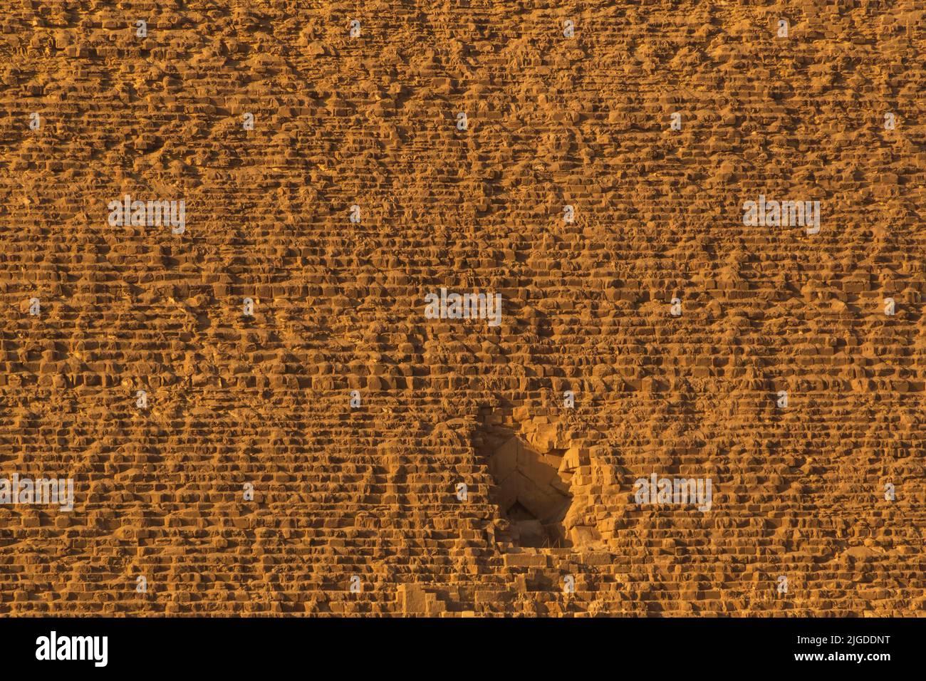 close up of entrance to Great pyramid of Giza in Egypt Stock Photo - Alamy
