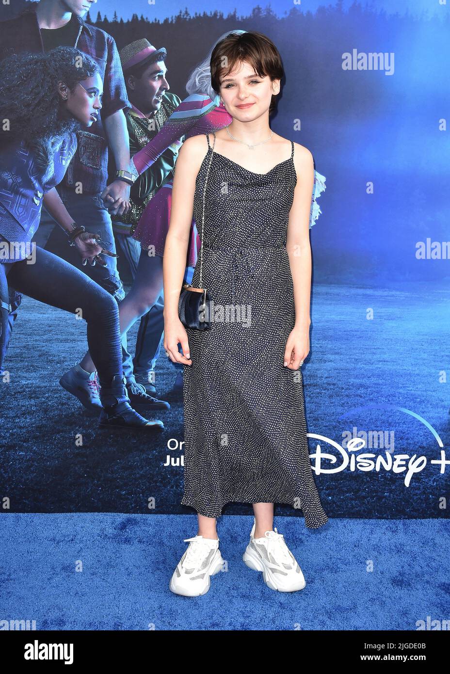 Shiloh Verrico walking on the red carpet at the Disney+ "Zombies 3" Los ...