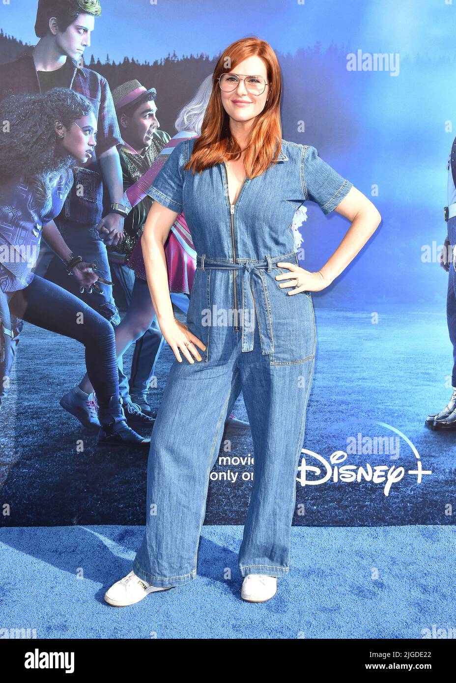Sara Rue walking on the red carpet at the Disney+ "Zombies 3" Los ...