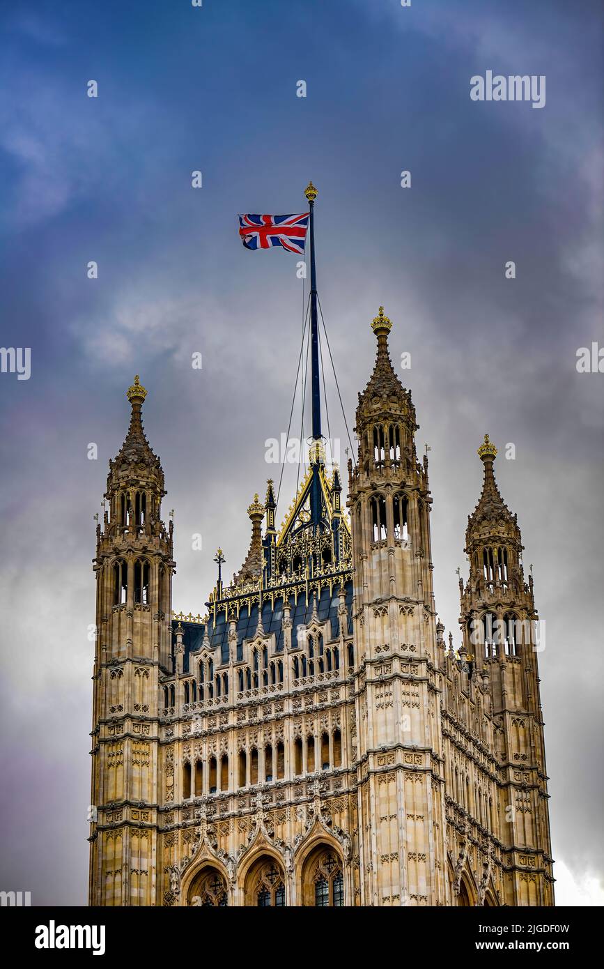 UK London House of Lords Parliament of the United Kingdom Stock Photo ...