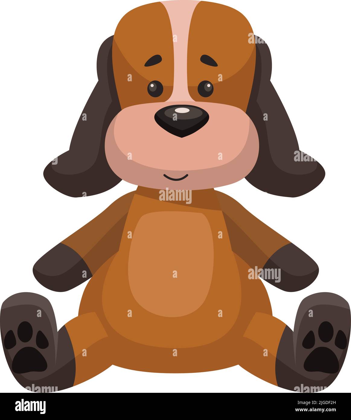 Stuffed dog Stock Vector Images - Alamy