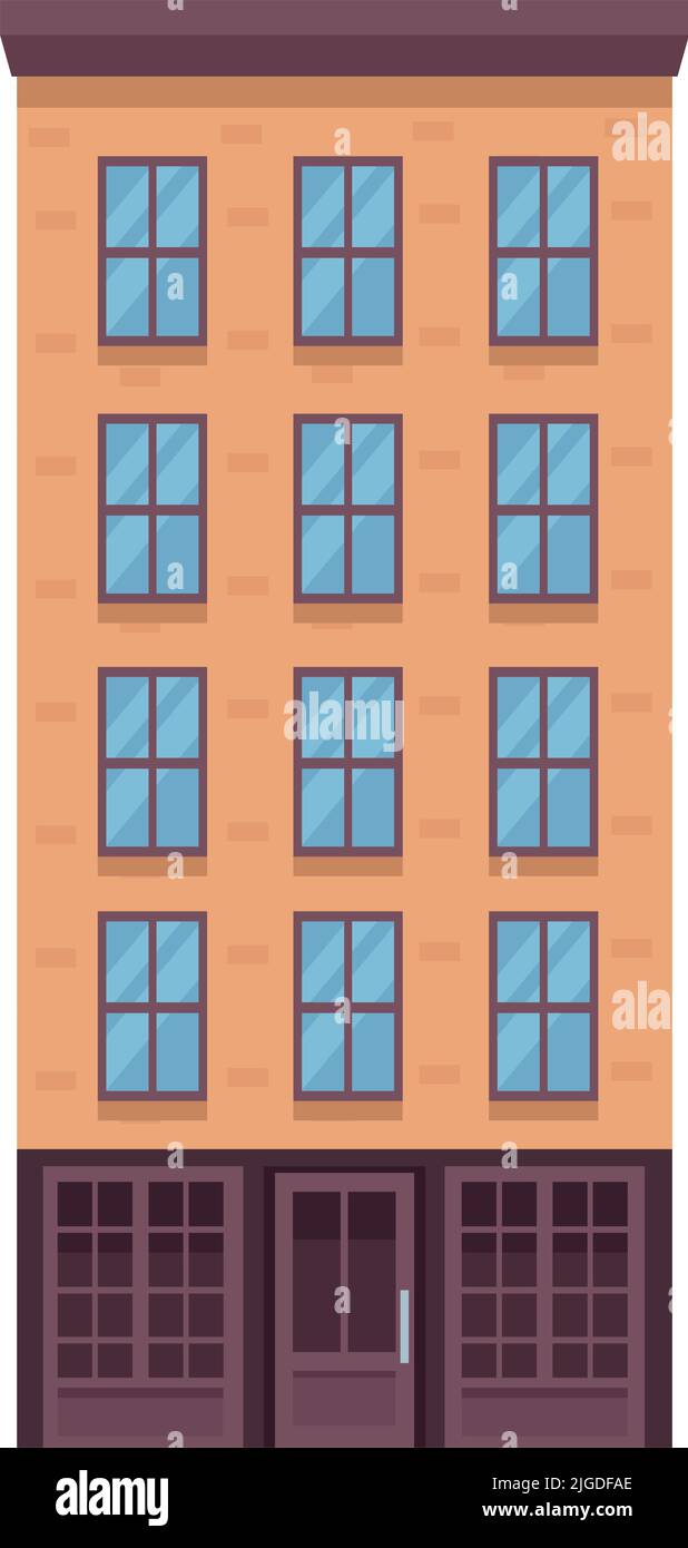 building yellow color facade Stock Vector Image & Art - Alamy