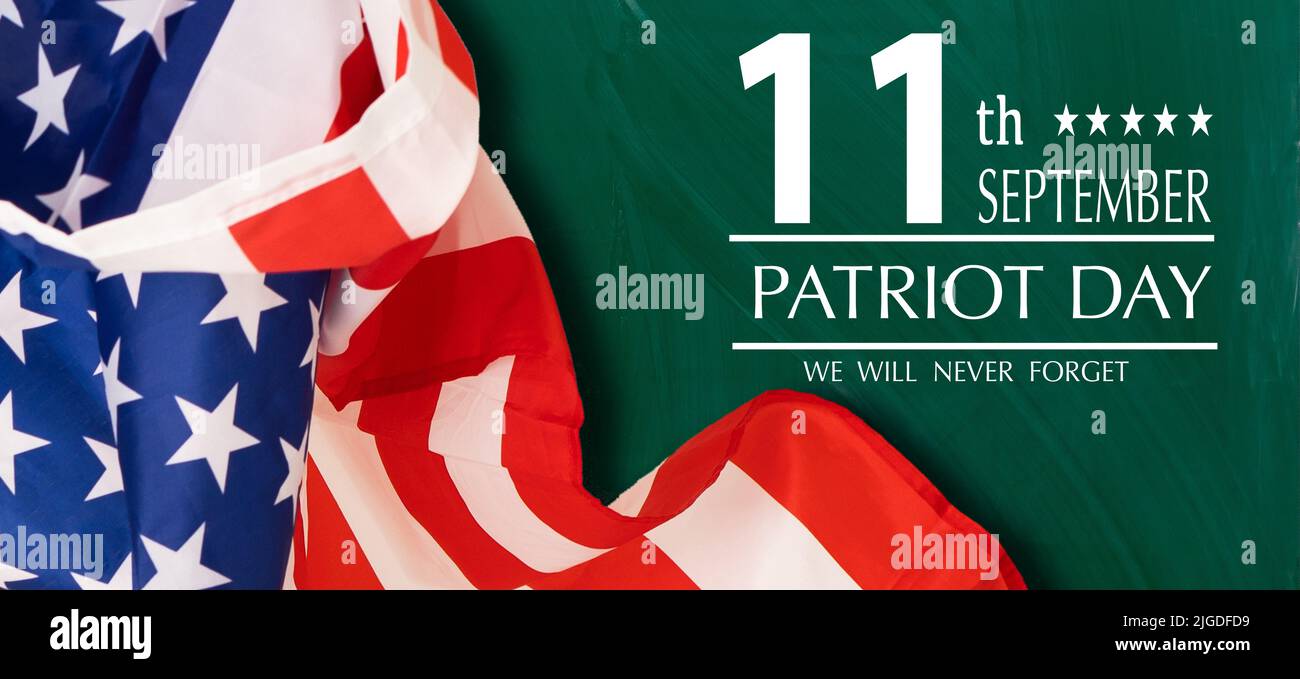 USA Patriot Day illustration. patriotic template for greeting card ...