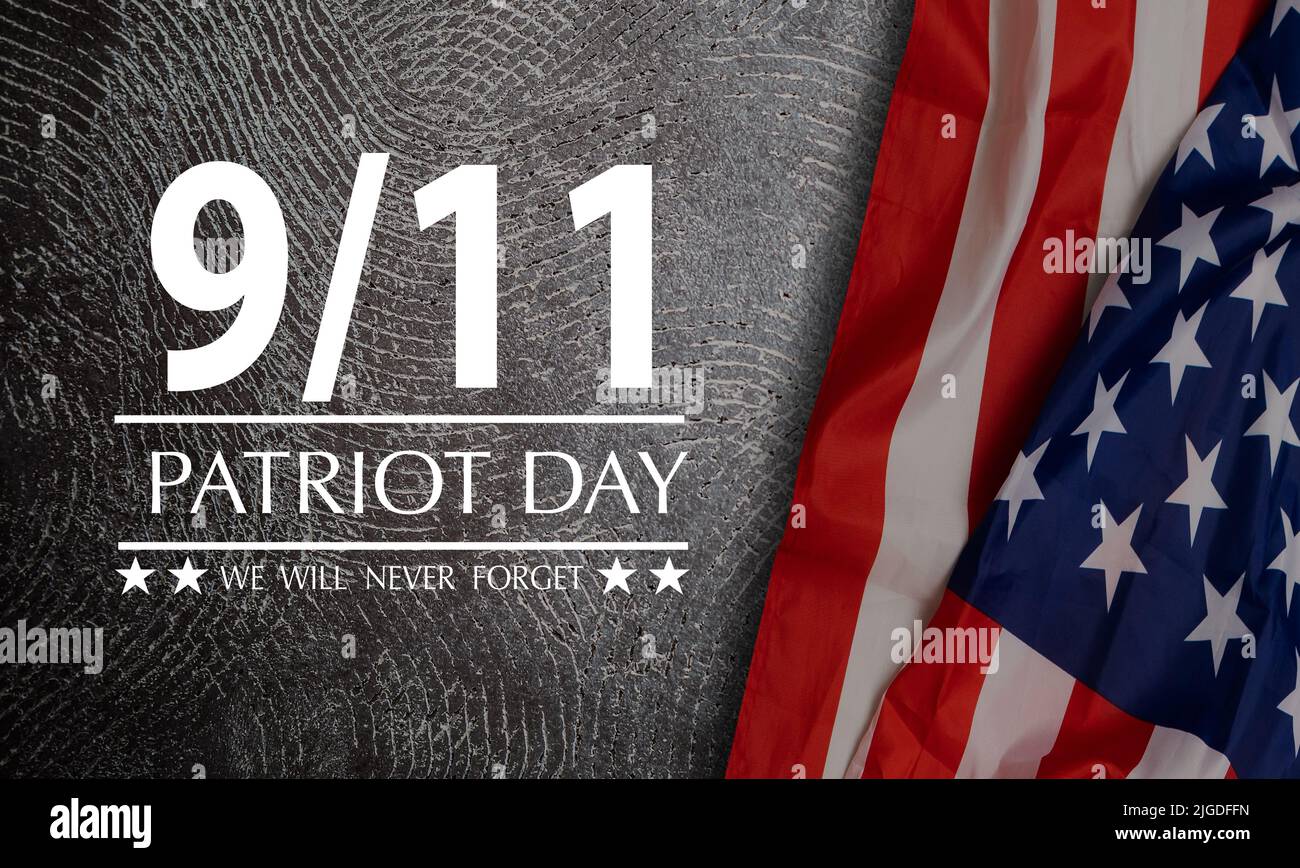 USA Patriot Day illustration. patriotic template for greeting card ...