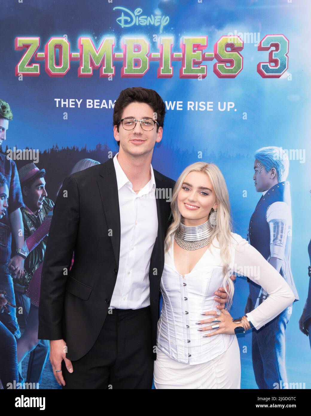 28 June 2022 - Los Angeles, California - Milo Manheim, Meg Donnelly ...