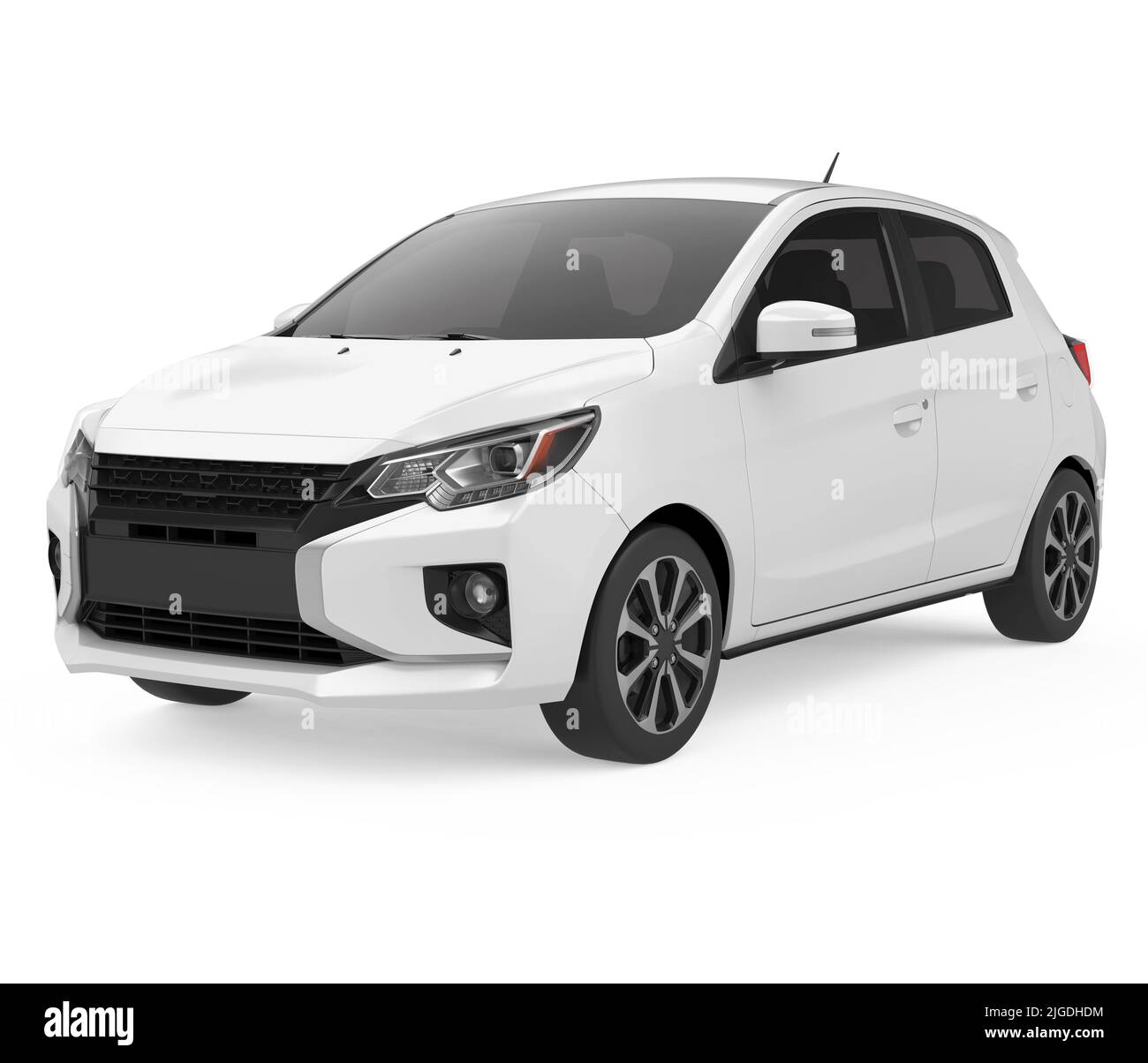 Car Hatchback Isolated Stock Photo - Alamy