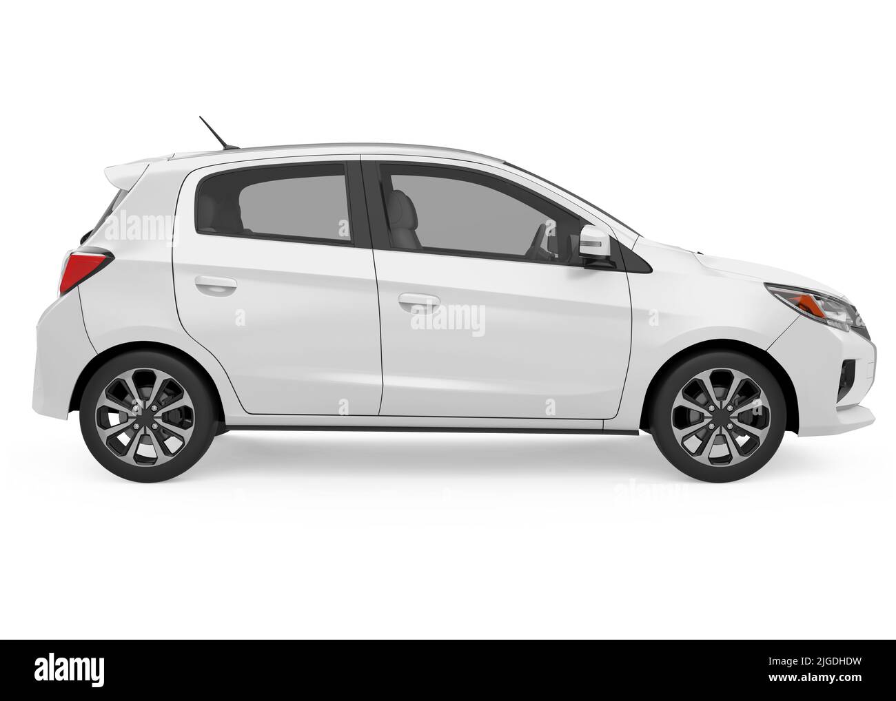Car Hatchback Isolated Stock Photo - Alamy