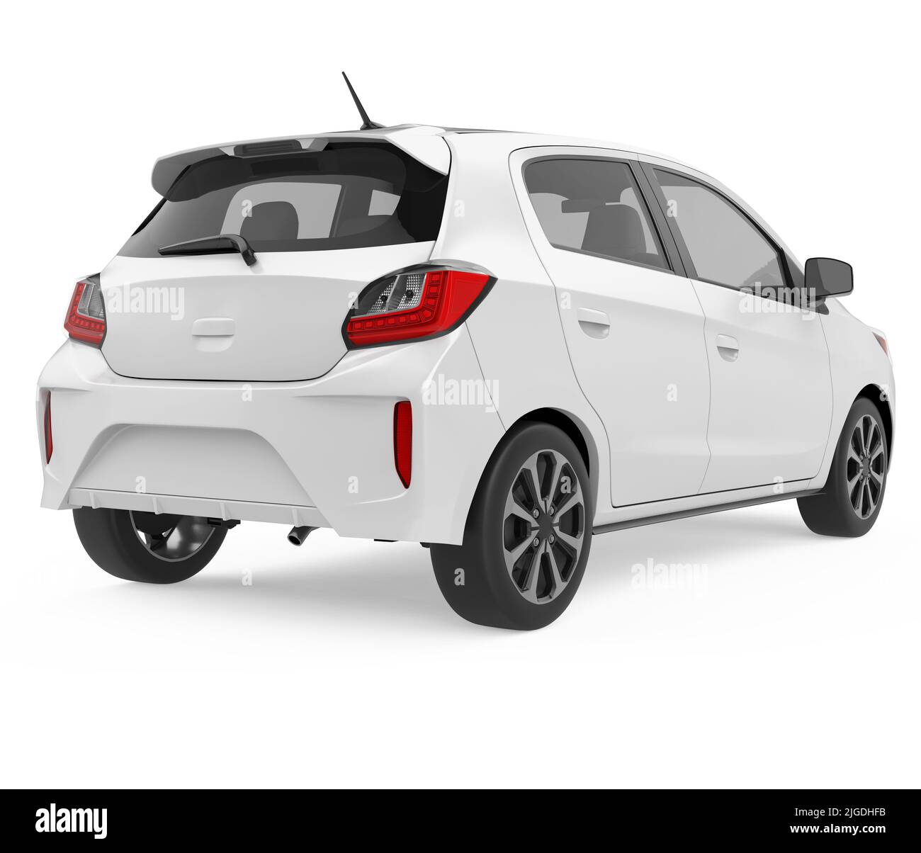 Car Hatchback Isolated Stock Photo - Alamy