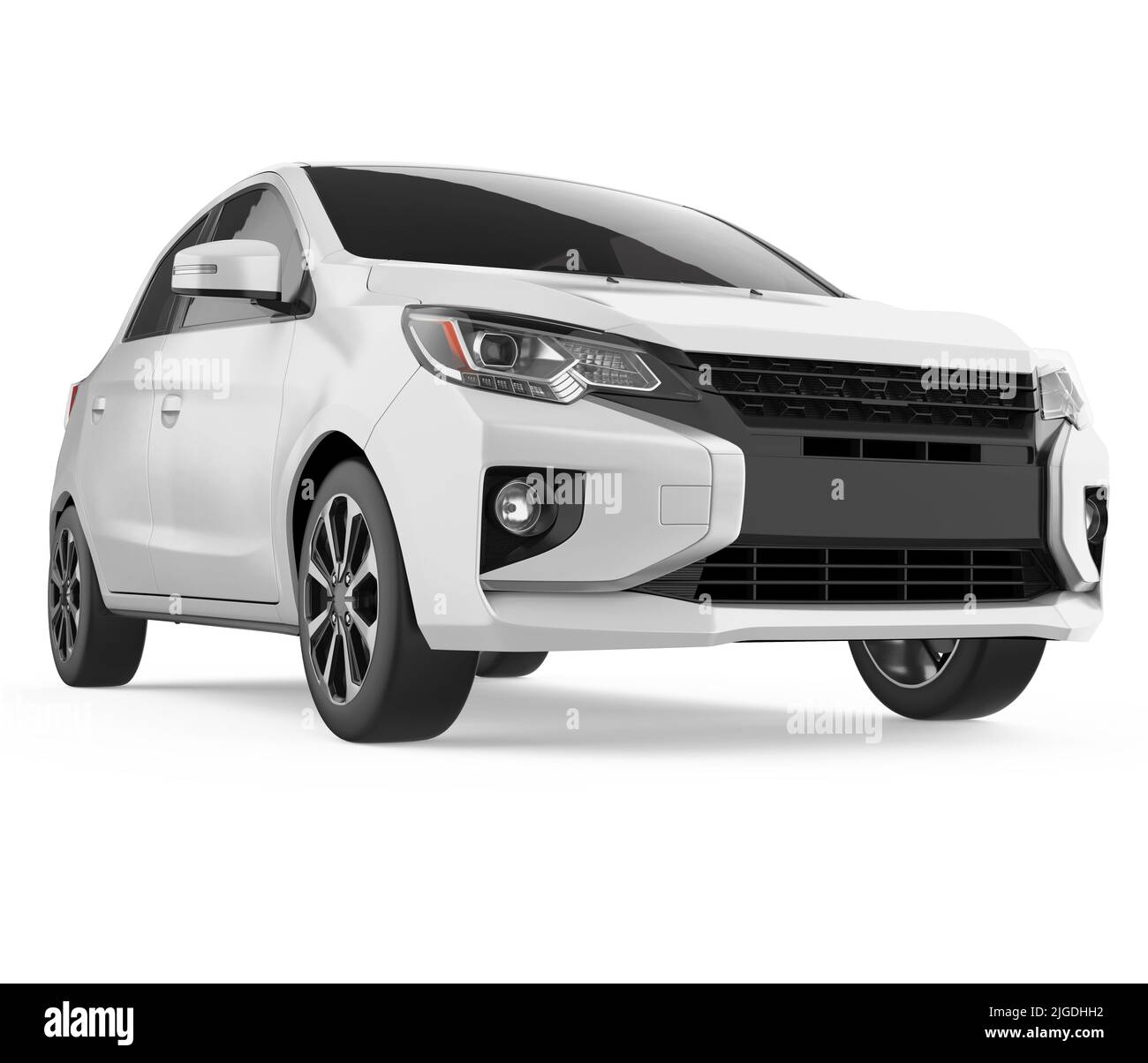 Car Hatchback Isolated Stock Photo - Alamy