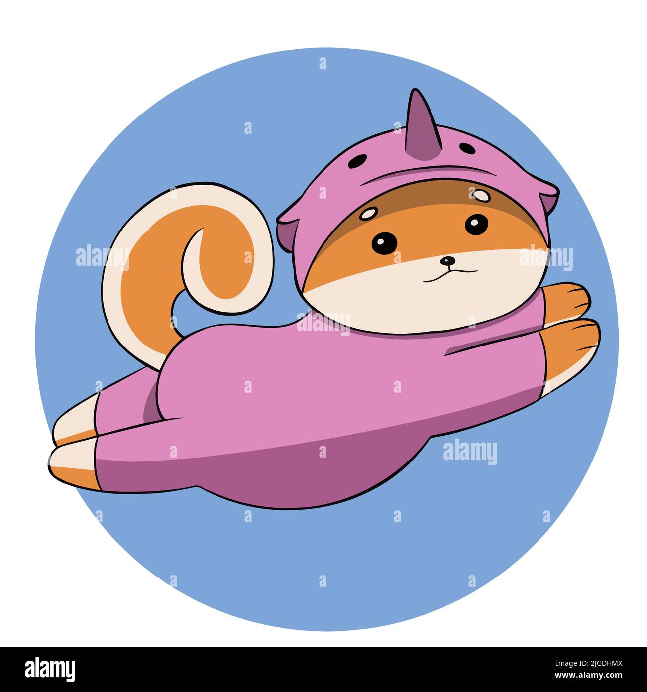 Cute baby unicorn in Cut Out Stock Images & Pictures - Alamy