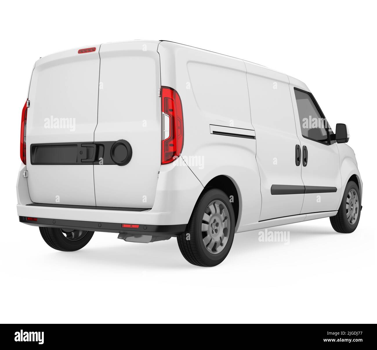 Delivery Van Isolated Stock Photo - Alamy