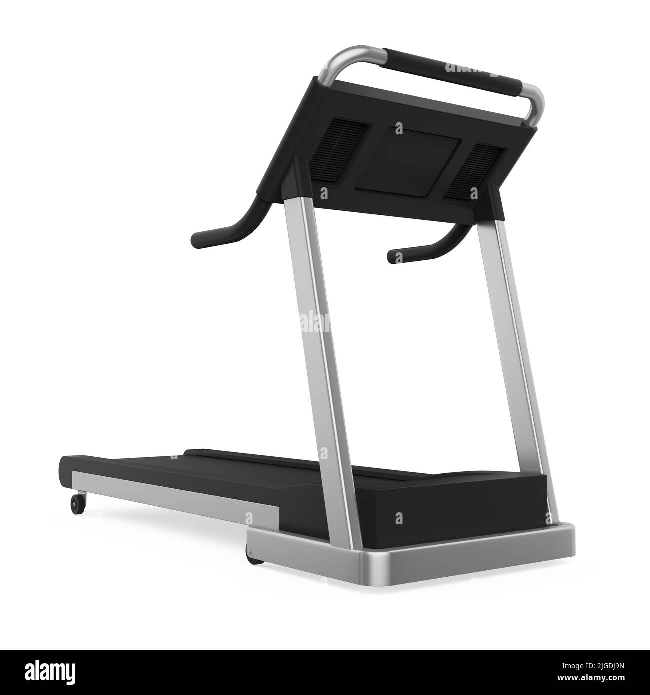 Treadmill isolated on white background Stock Photo - Alamy