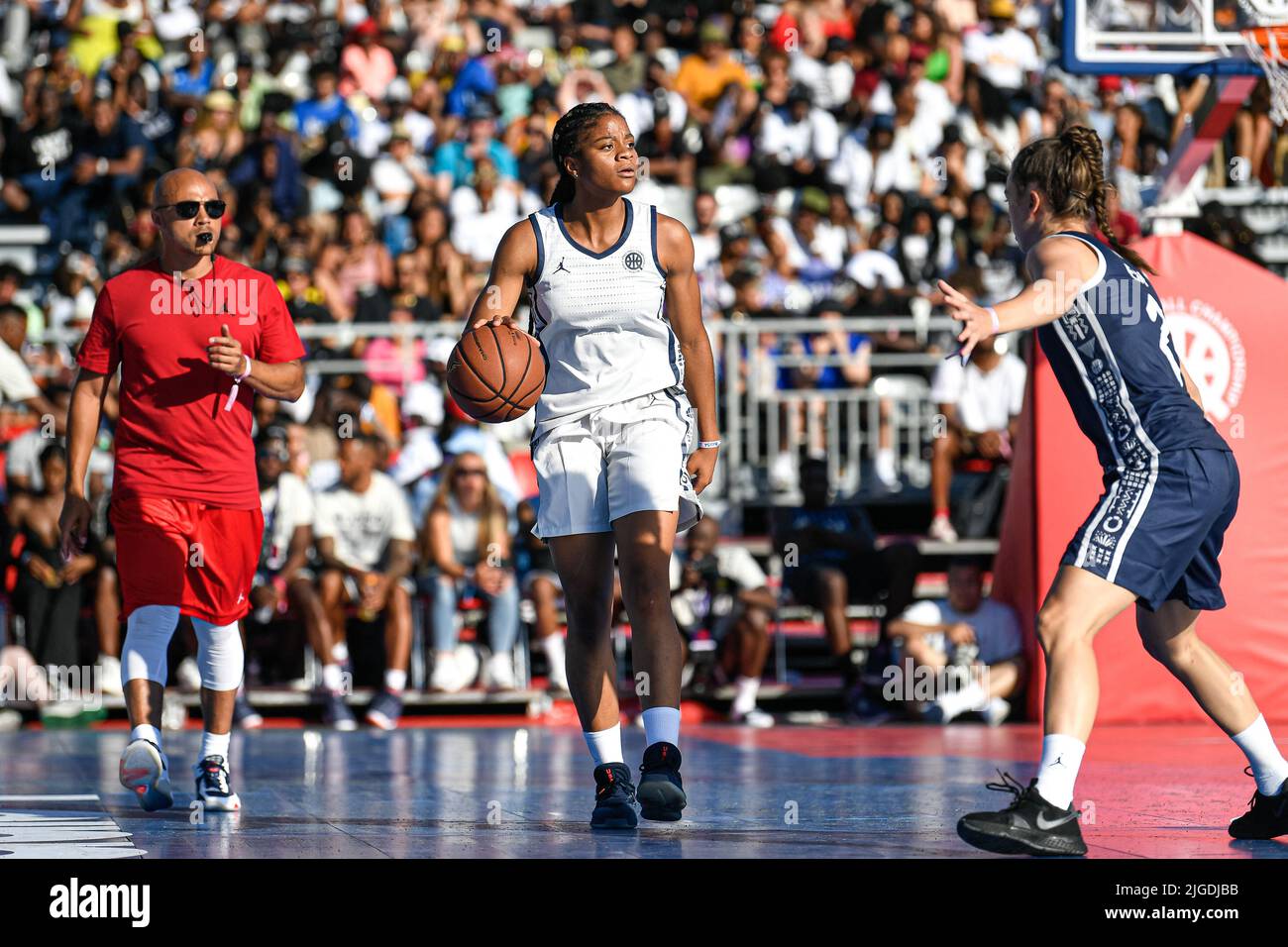 Competitors (women) during the Quai 54 basketball tournament (The World ...