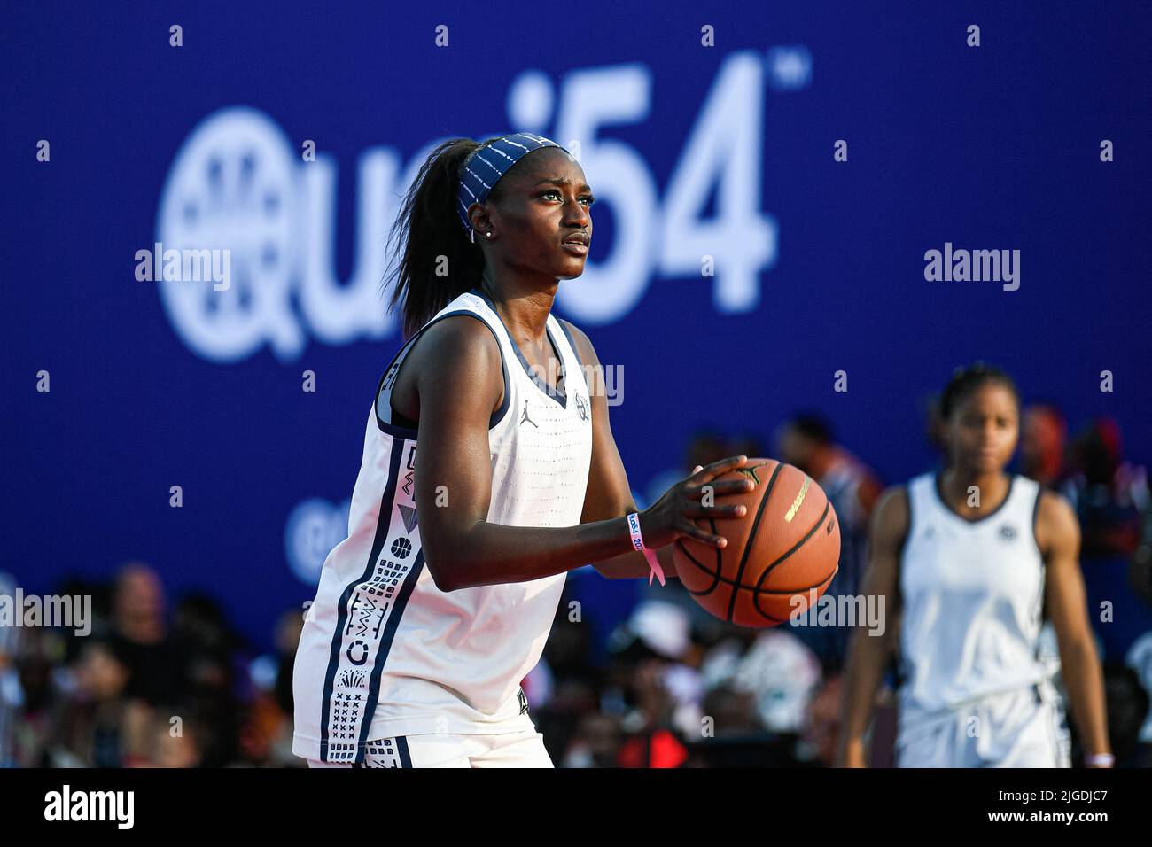 Competitors (women) during the Quai 54 basketball tournament (The World ...