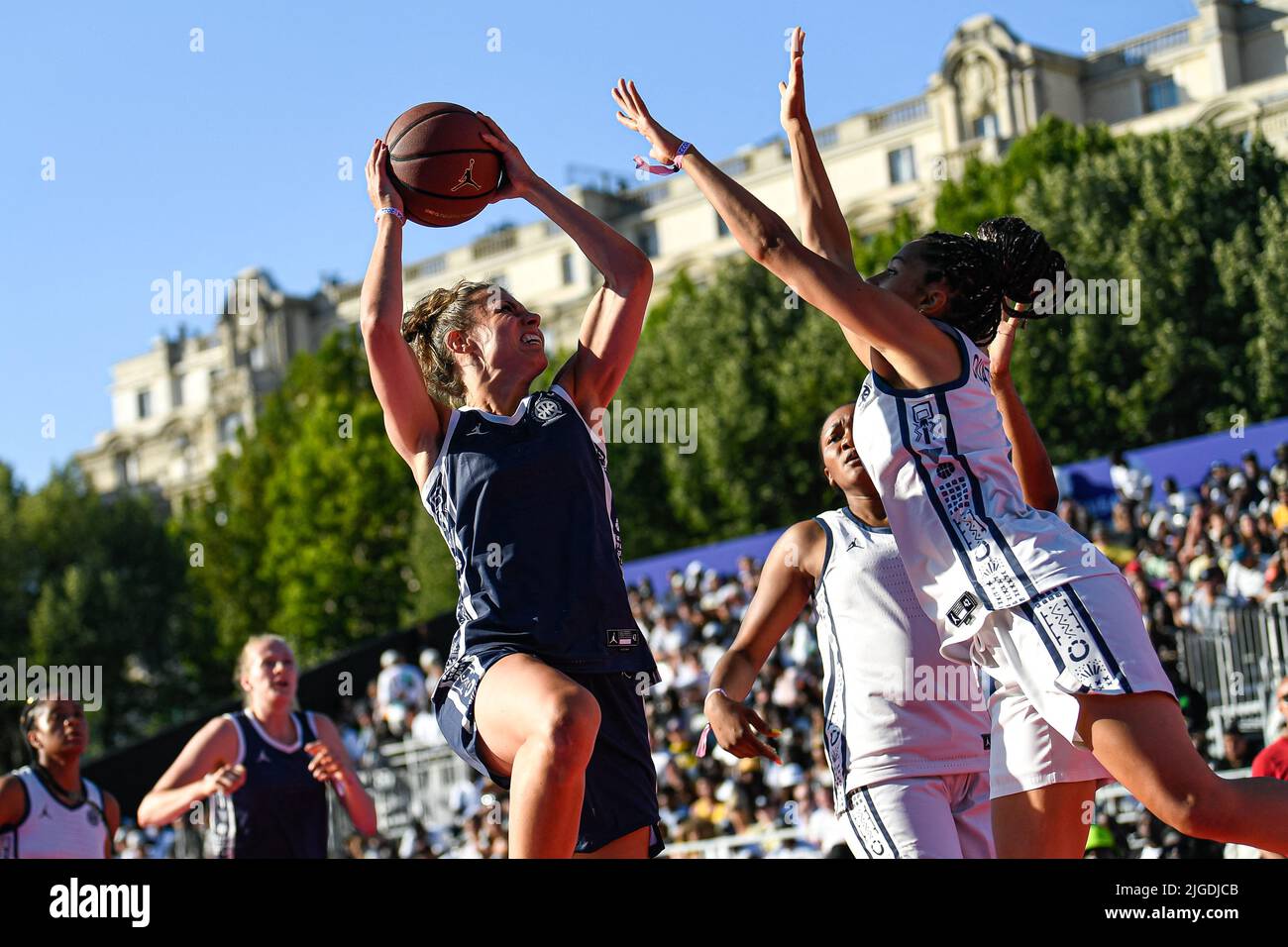 Competitors (women) during the Quai 54 basketball tournament (The World ...