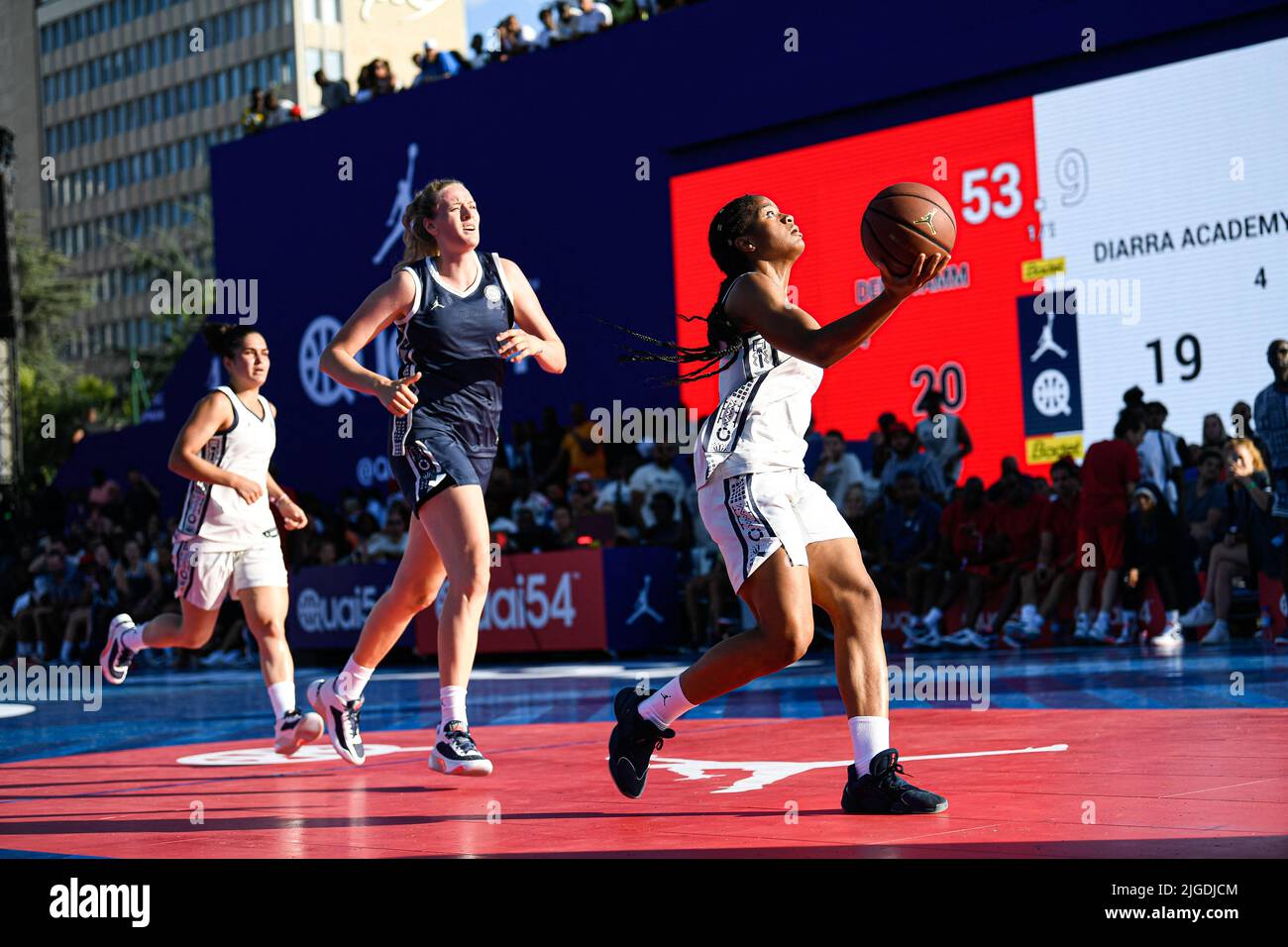 Competitors (women) during the Quai 54 basketball tournament (The World ...