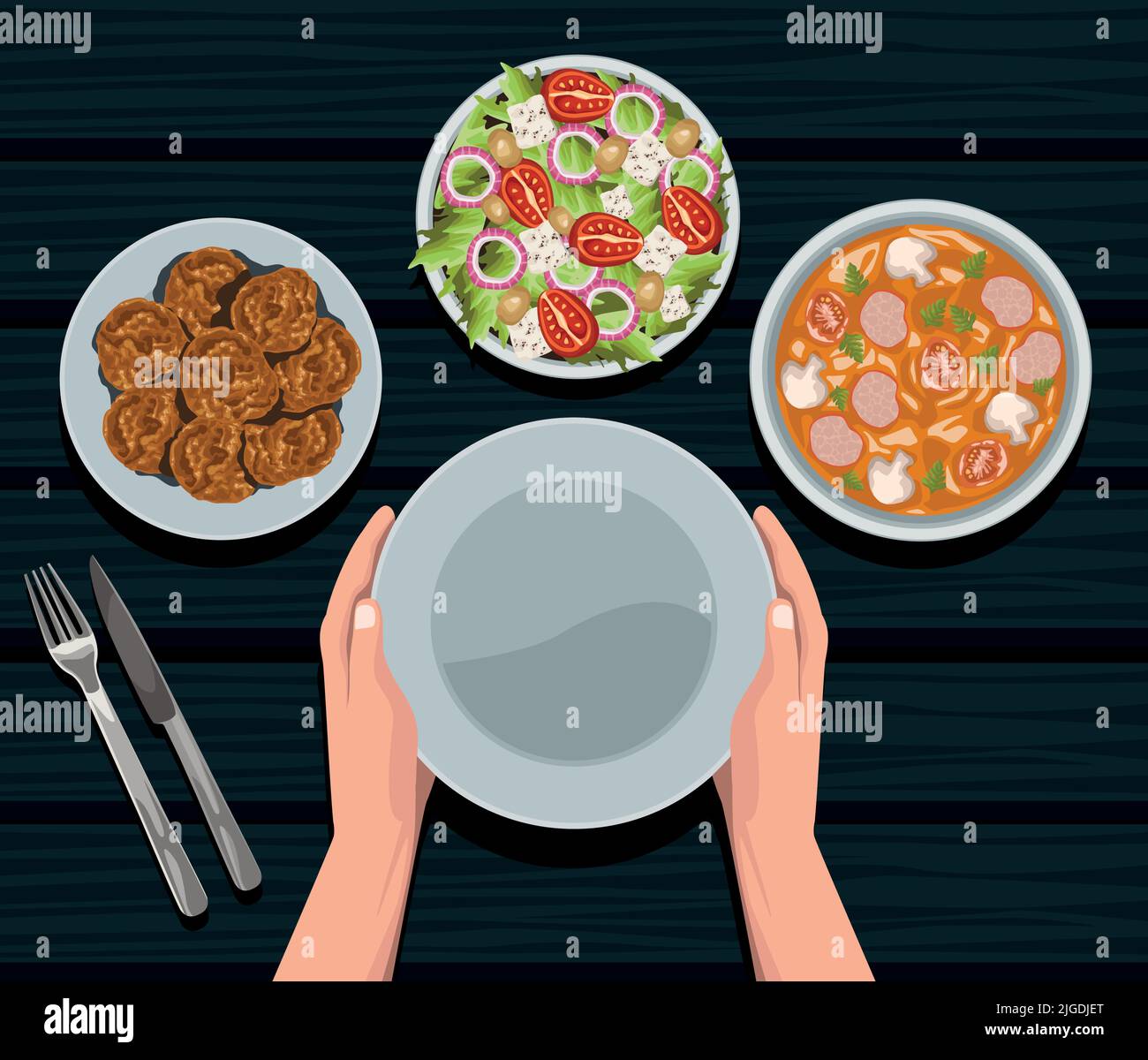 Ration recipe Stock Vector Images - Alamy