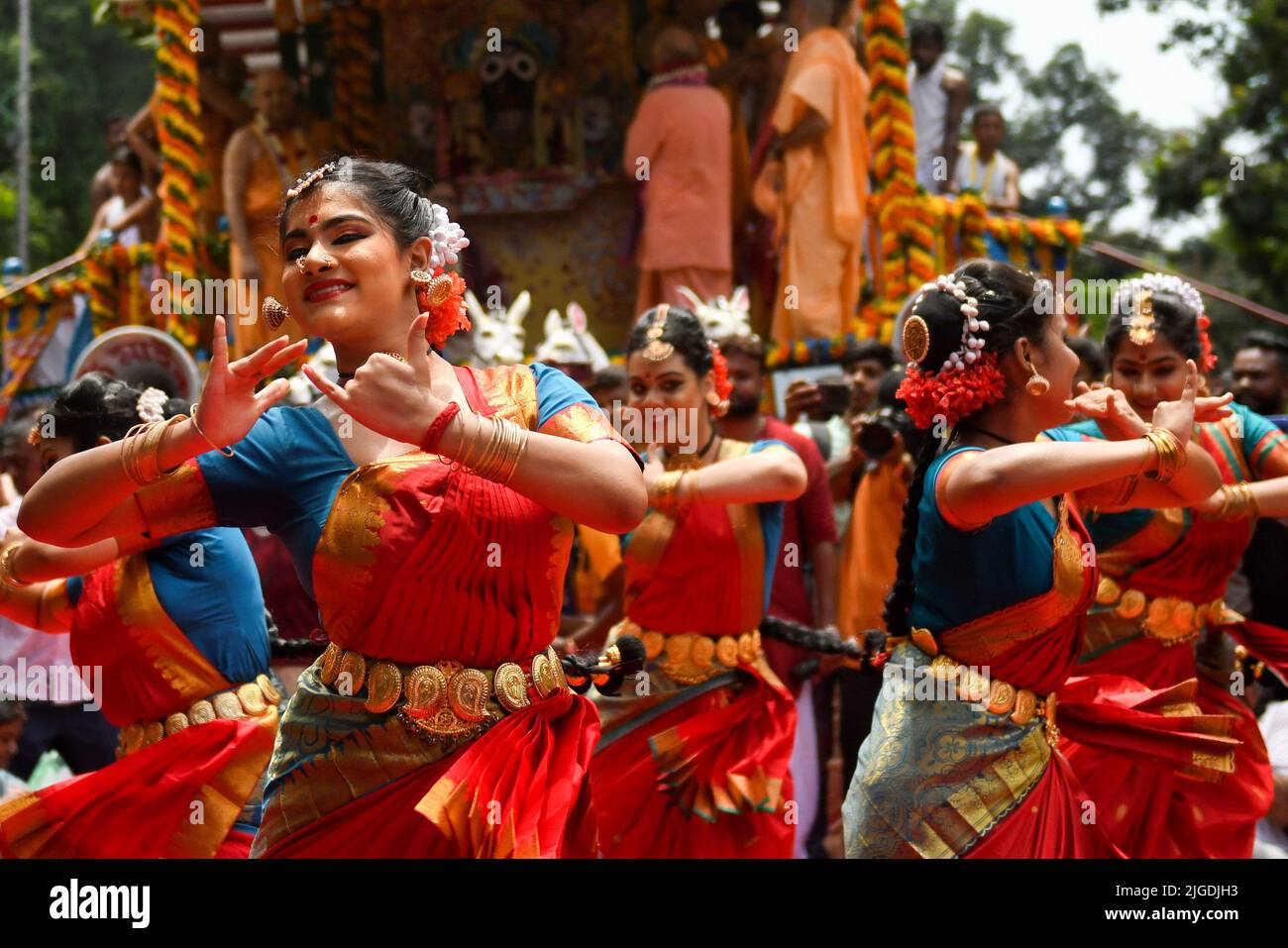 Kolkata, India. 09th July, 2022. BharataNatyam (Indian classical dance ...