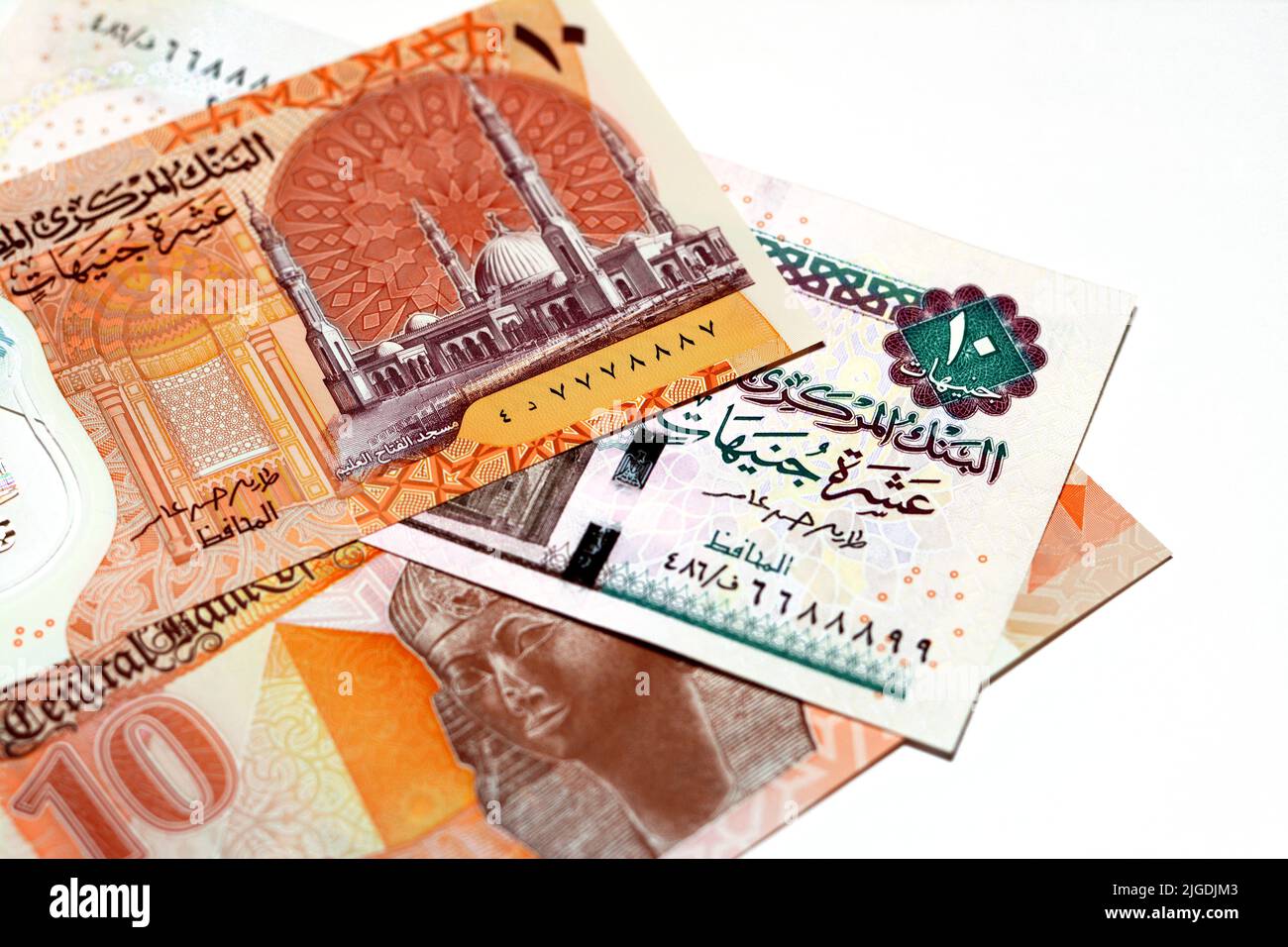 The new first Egyptian 10 LE EGP ten pounds plastic polymer banknote ...