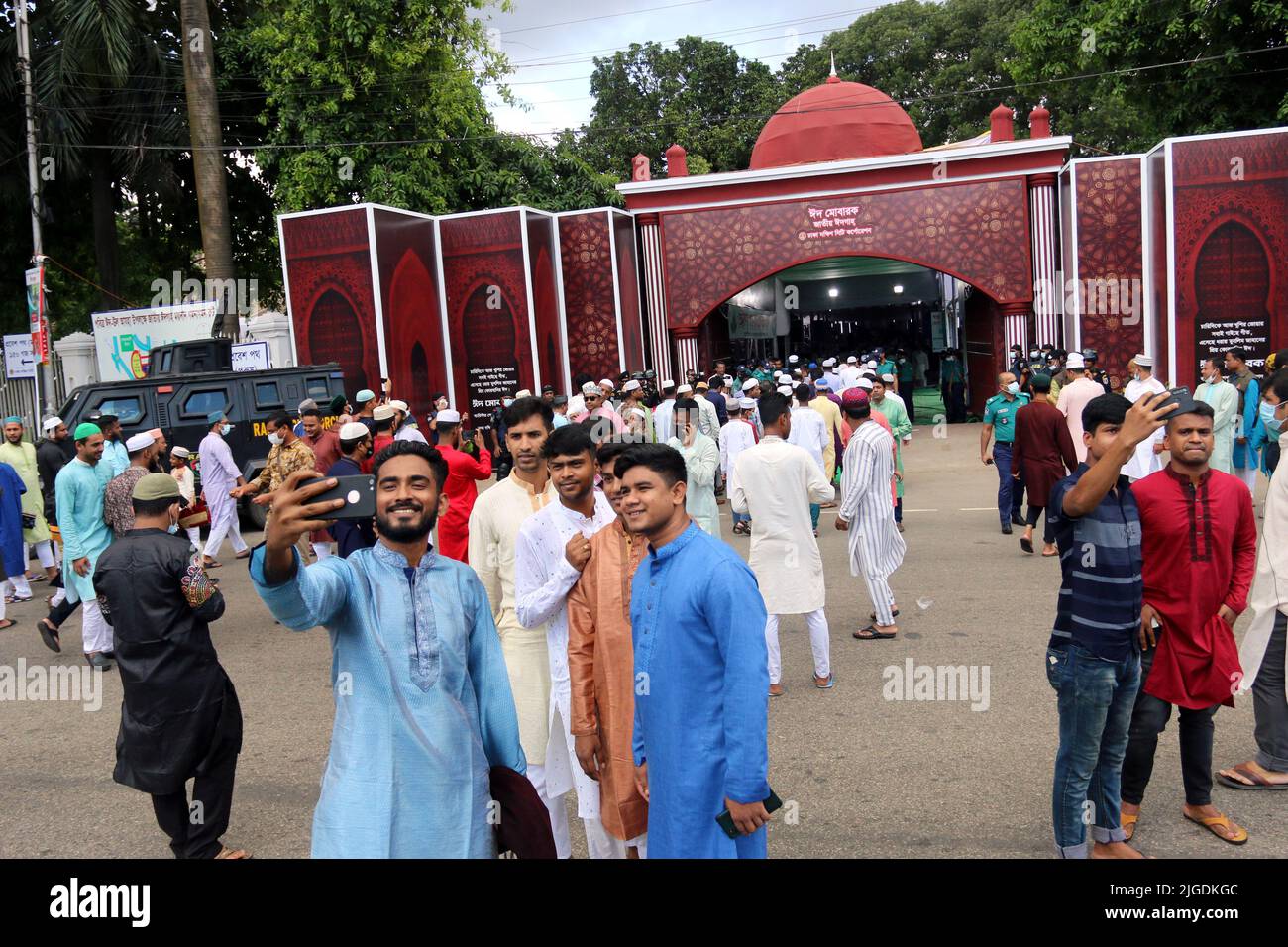 Muslim devotees offer a special morning prayer to start the Eid-ul-Azha ...
