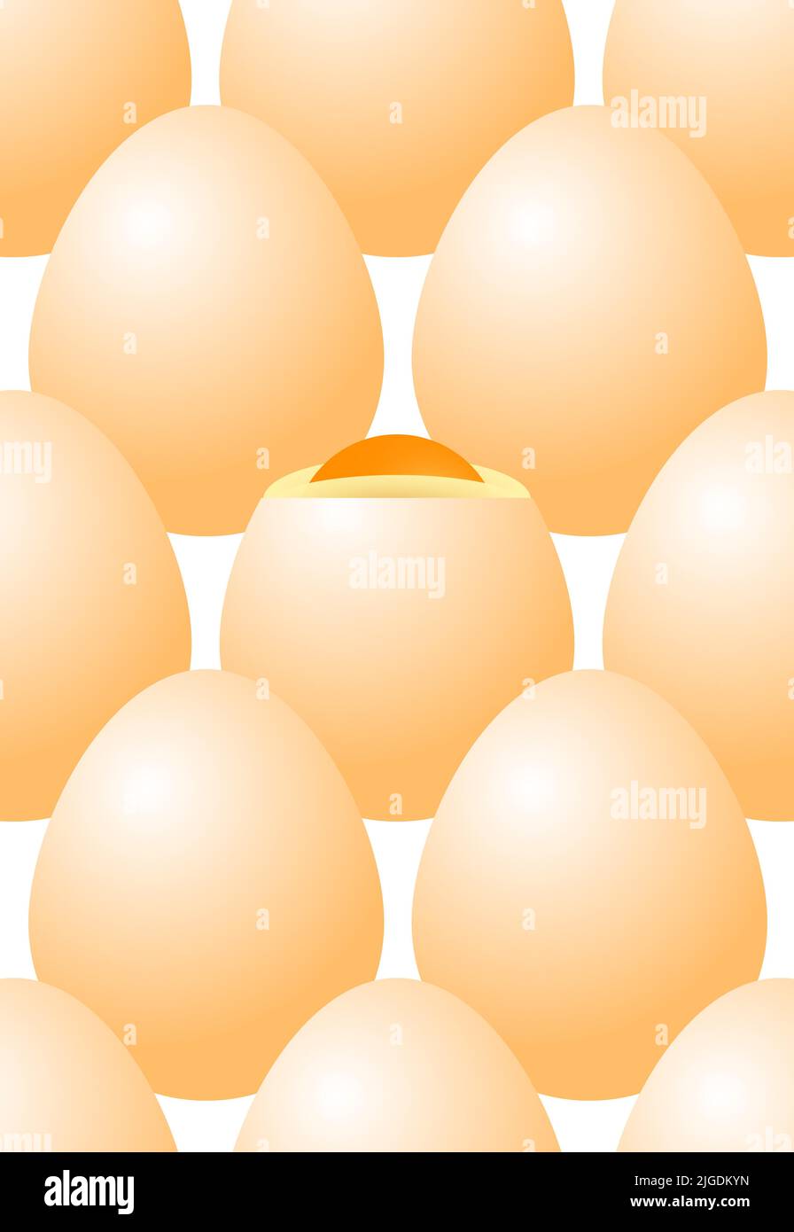 Chicken eggs white. Seamless pattern a background Stock Vector Image ...