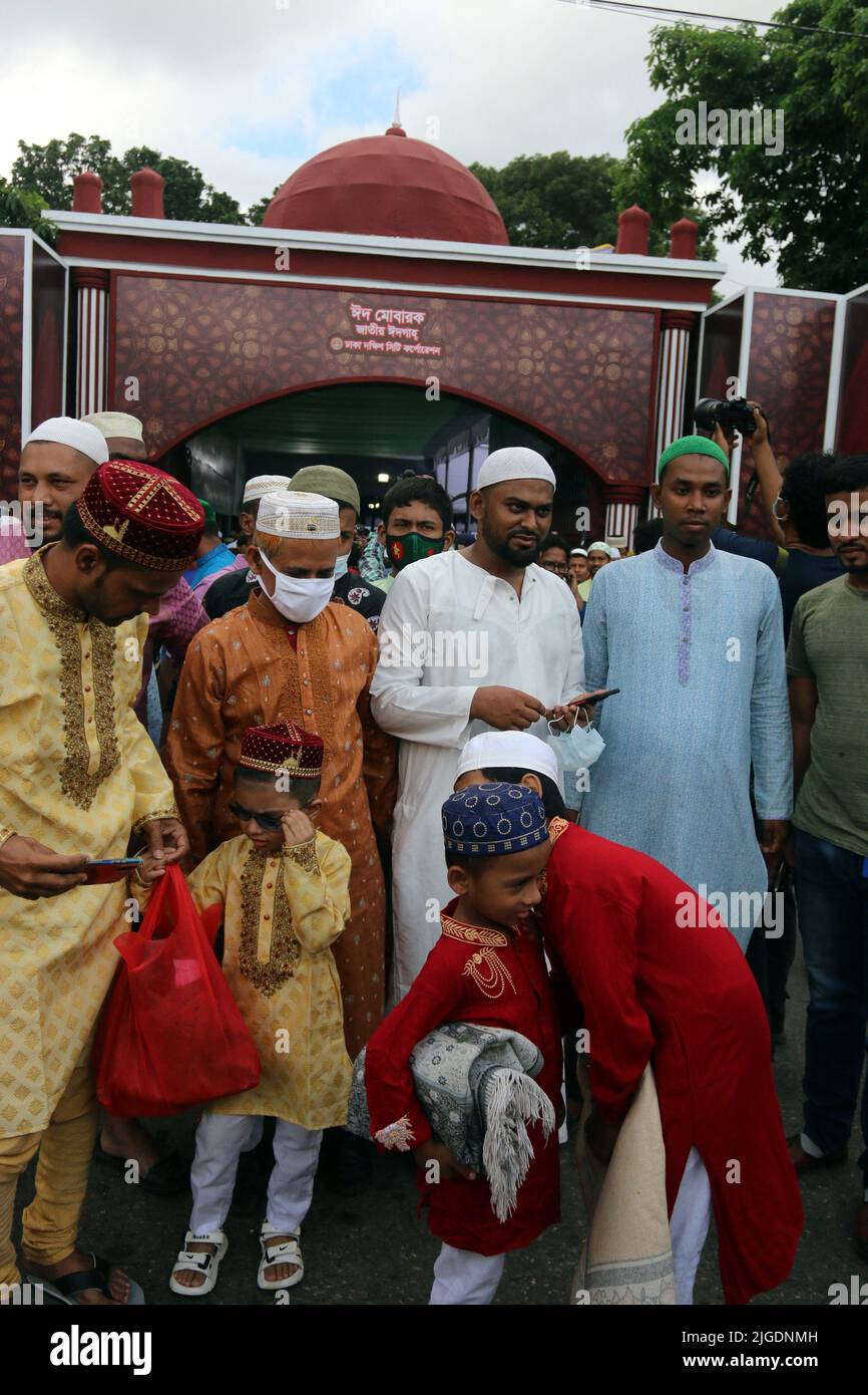 Muslim devotees offer a special morning prayer to start the Eid-ul-Azha ...
