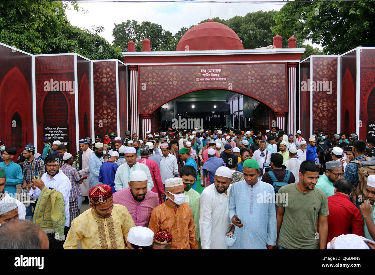 Muslim devotees offer a special morning prayer to start the Eid-ul-Azha ...