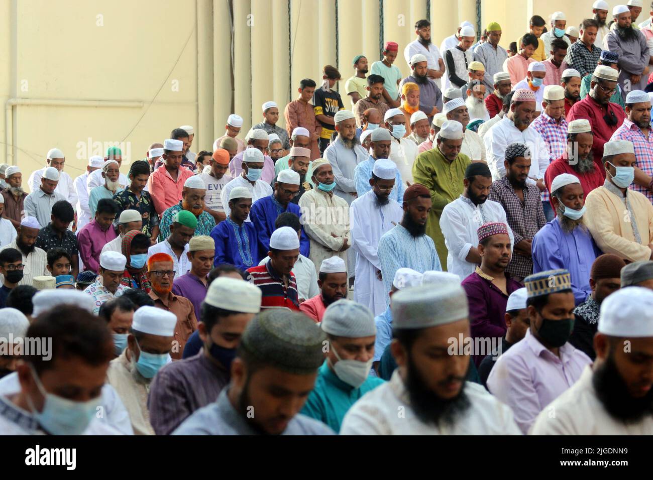 Muslim devotees offer a special morning prayer to start the Eid-ul-Azha ...