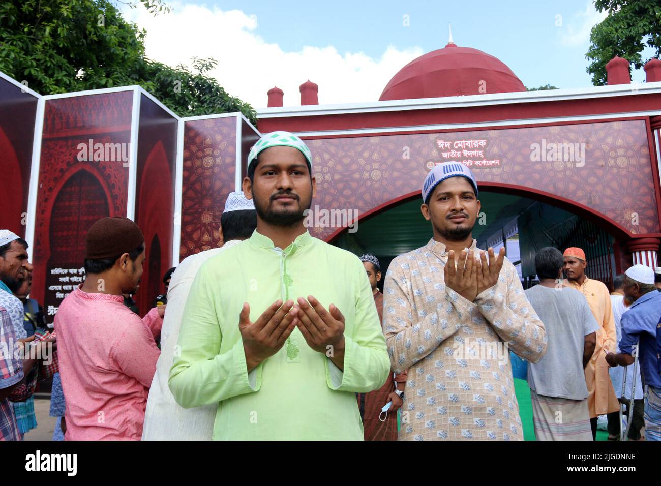 Muslim devotees offer a special morning prayer to start the Eid-ul-Azha ...