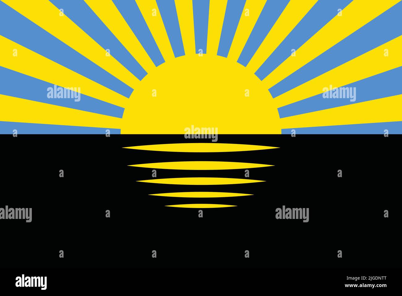 Flag of donetsk oblast Stock Vector Images - Alamy