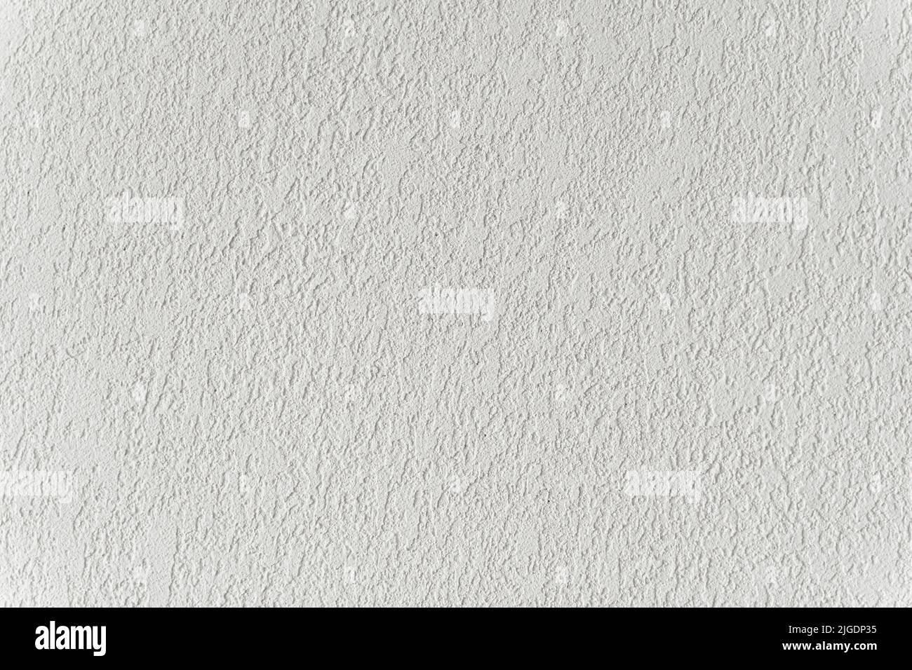 White wall with plaster background. Plaster and putty grain surface ...