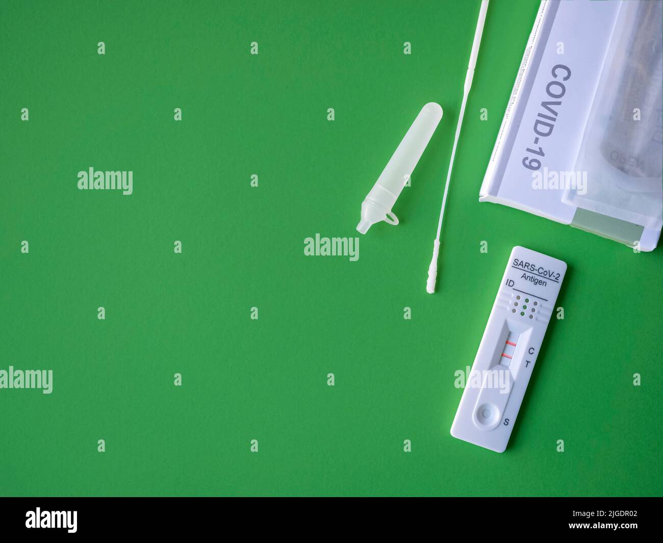 Covid-19 positive, SARS-CoV-2 antigen test kit for self-testing, one ...
